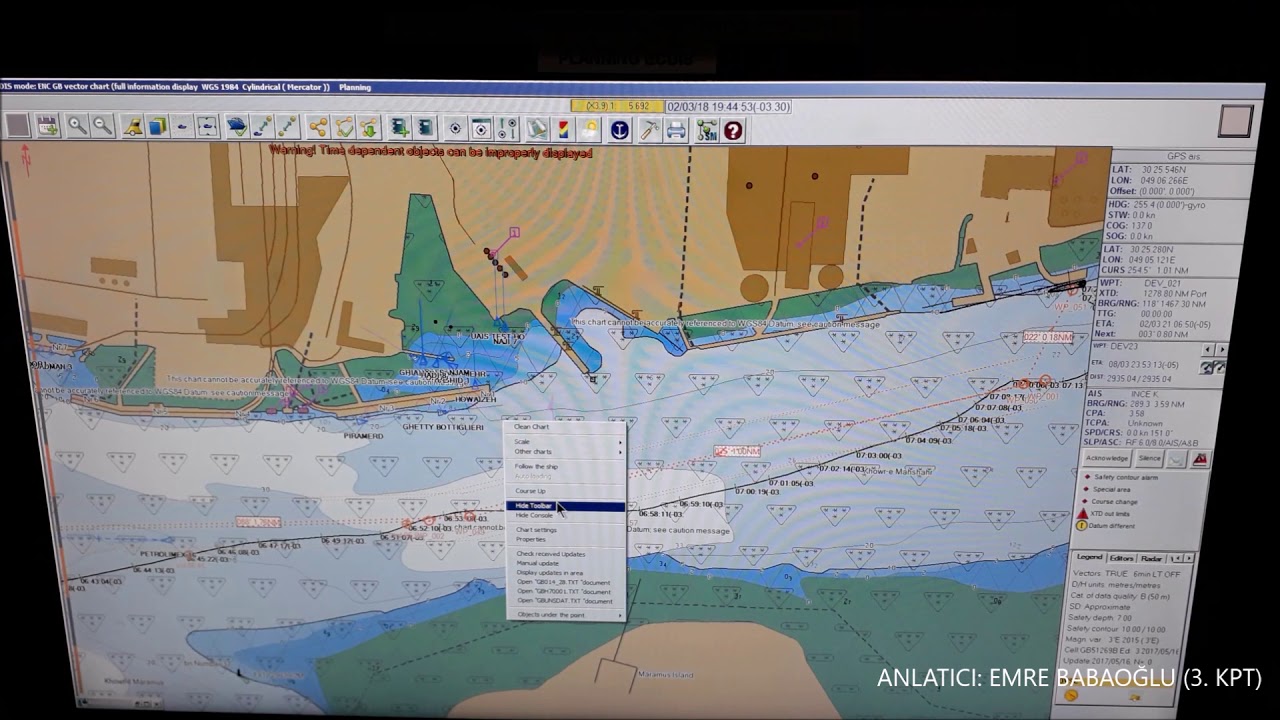 MARIS ECDIS TEMEL KULLANIM - YouTube