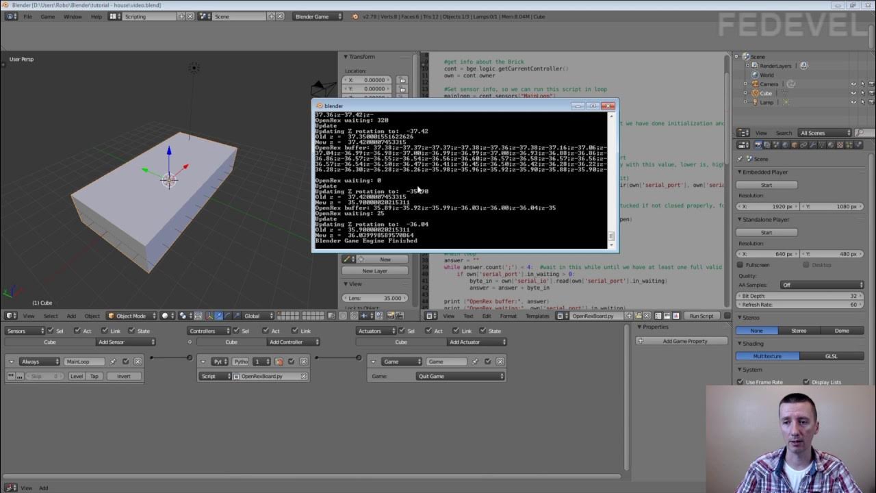 How to move object in 3D software by Magnetometer, Accelerometer, Gyro ...