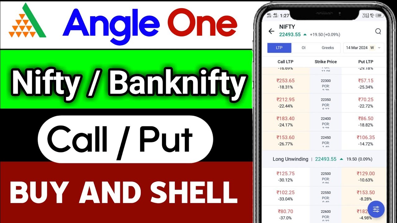 Angle One App Me Nifty Me Call Put Kaise Buy Kare | Angle One Option ...
