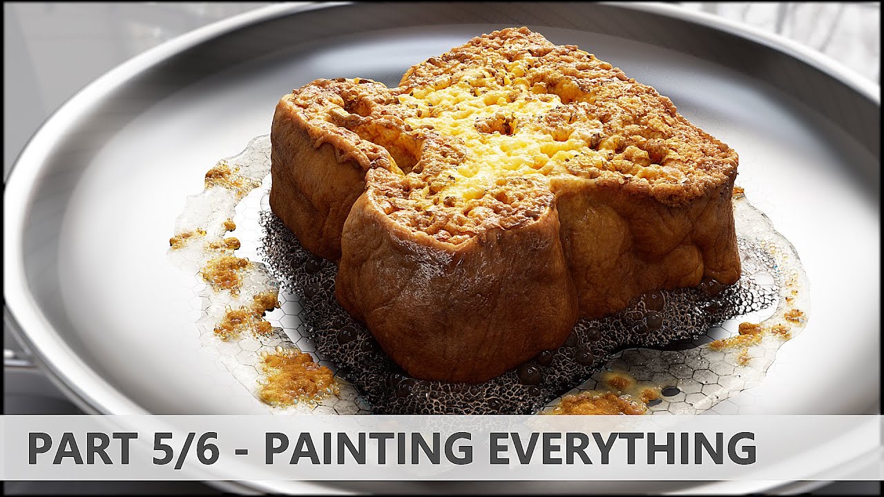 Creating French Toast - Part 5 of 6 - Painting Finished Models in ...