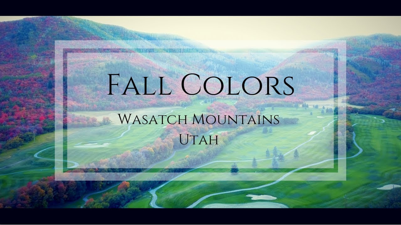 Fall Colors in Wasatch Mountain State Park Utah - YouTube