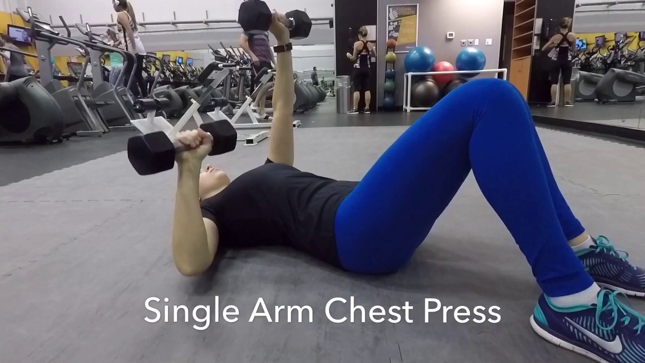 Single Arm Chest Press - YouTube