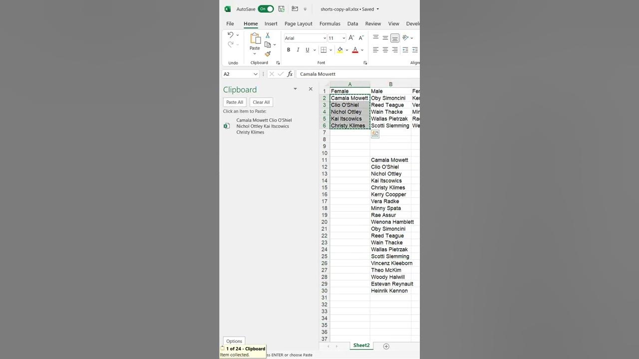 Copy and Paste All Trick - Excel #Shorts - YouTube