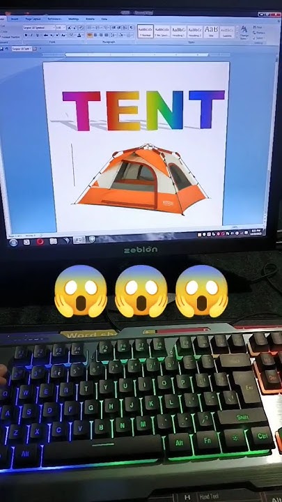 Tent ⛺ Symbol In Ms Word😱 Shorts Tent Mswordshortcutkeys