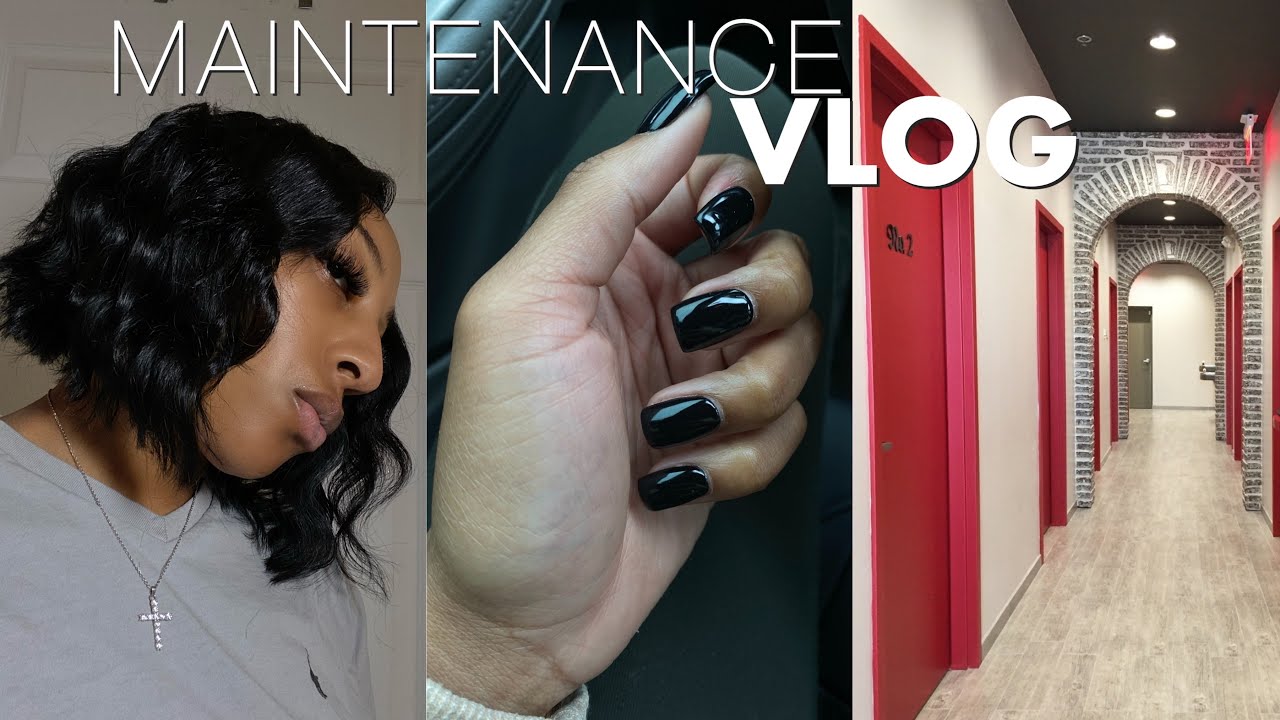 Maintenance Vlog Lashes Nails Hair Wax Allthingzamy Youtube