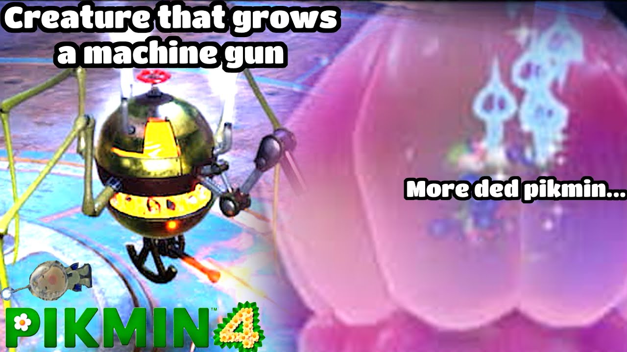 The Only Pikmin Enemy With A Gun o_o - Pikmin 4 - YouTube