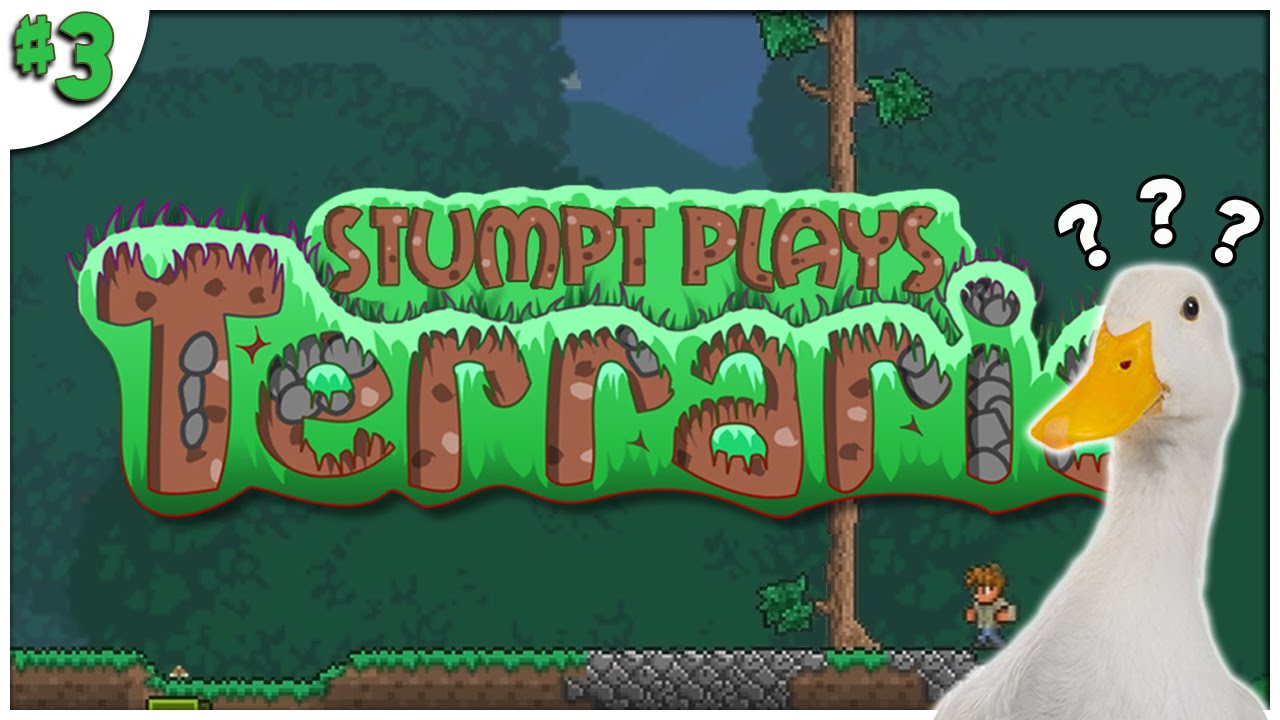 Terraria - #3 - The Mysterious Duck - YouTube