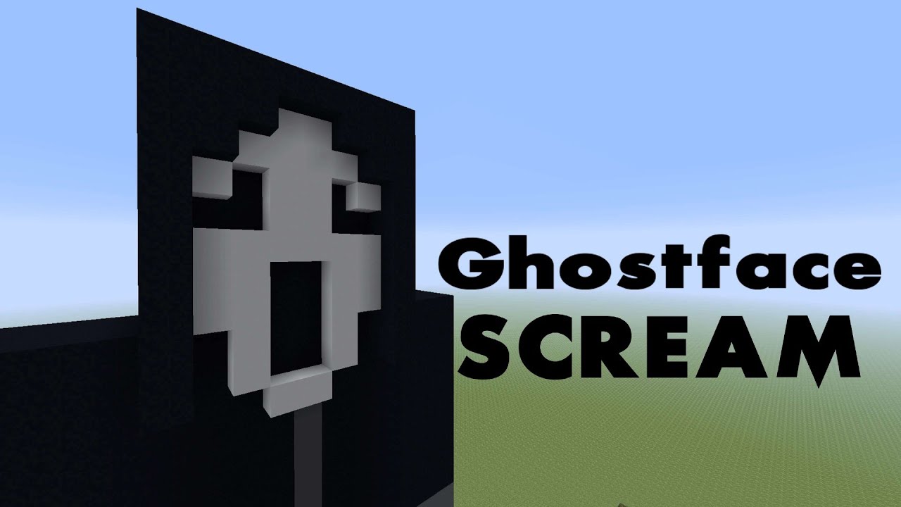Building Ghostface In Minecraft - YouTube