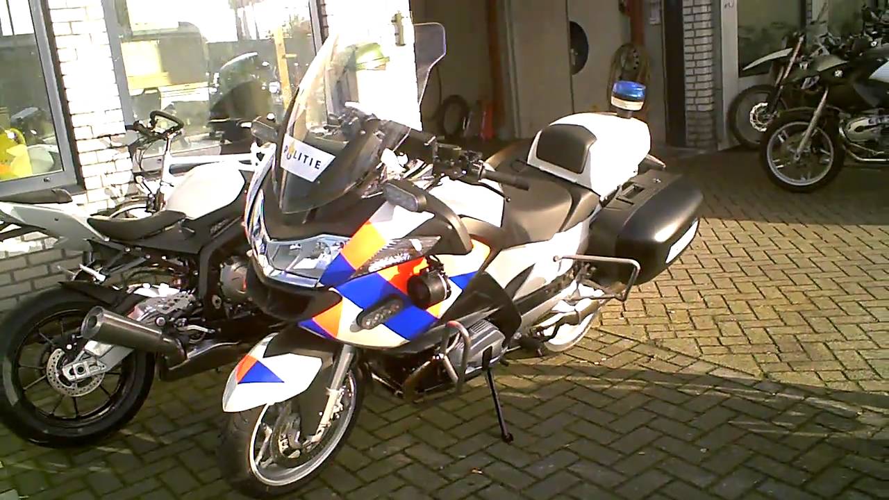BMW brandnew police motorcycle for the Dutch police force - YouTube