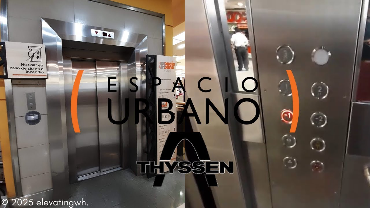 NOT BUSTED! Thyssen Traction Elevator - Espacio Urbano - Viña Del Mar, Chile - YouTube