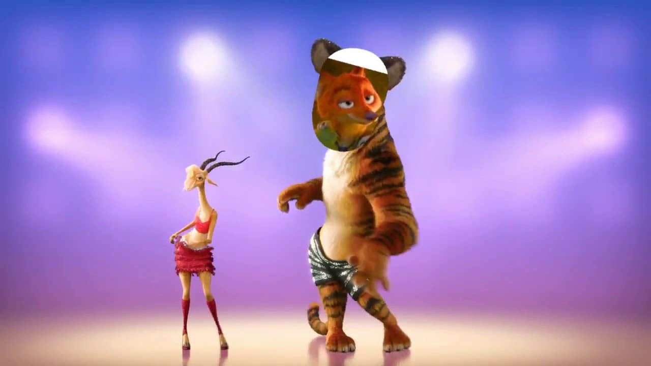 Nick Wilde dancing with gazelle - YouTube