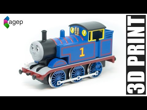 3D Printing Thomas - The Making of a Miniature Model - Thomas & Friends Fanart