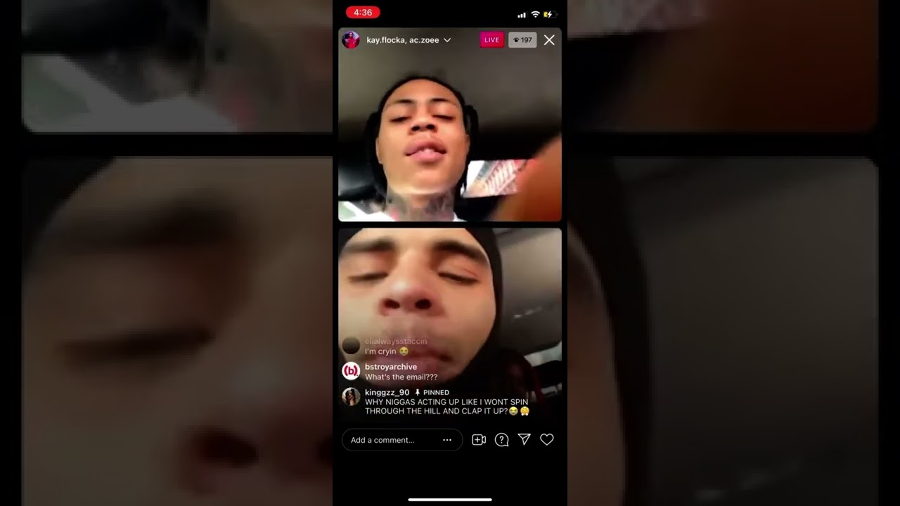 Kay Flock - Arguing On IG Live With (Must See) #freekayflock - YouTube
