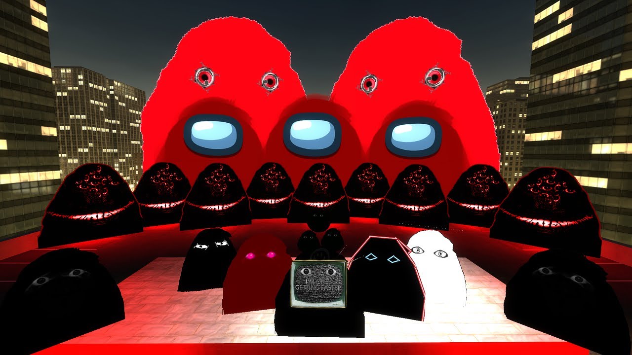 GIANT RED AND SUS ANGRY MUNCI is After Me in GMod - Can I Escape the ...