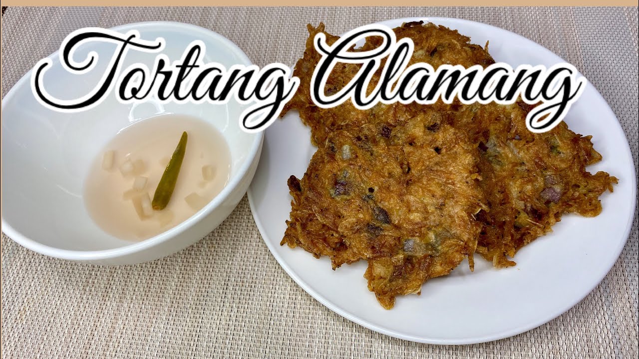 TORTANG DRIED ALAMANG #torta #alamang - YouTube