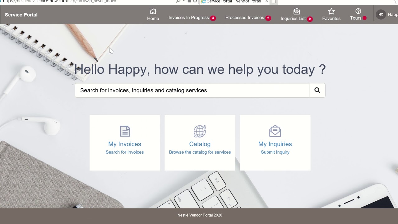 Nestle vendor portal - YouTube