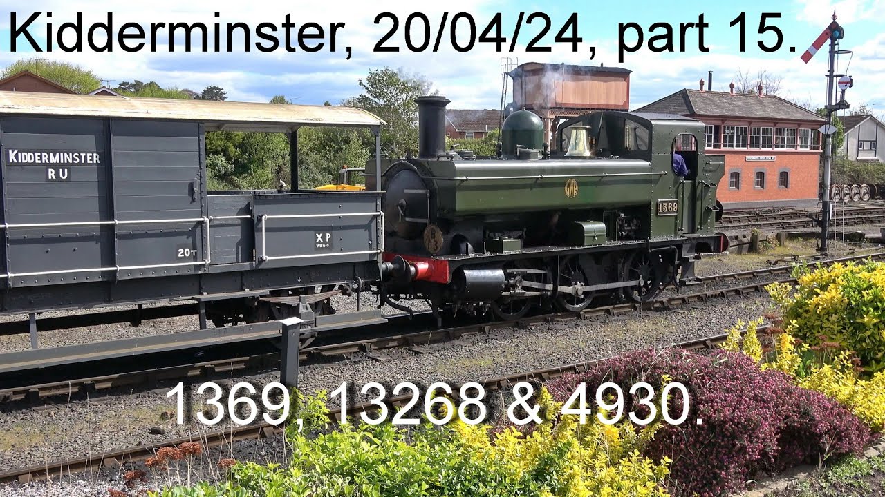 1369, 13268 & 4930. Kidderminster, 20/04/24. SVR Spring Steam Gala part ...