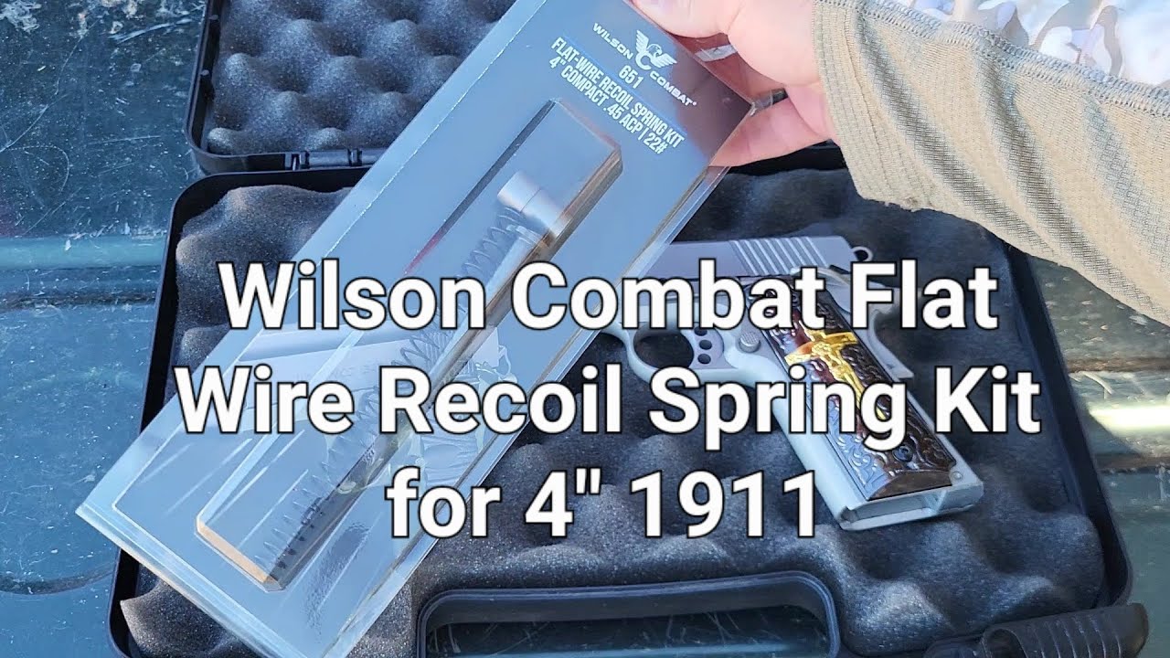 Wilson Combat 22lb Recoil Spring Kit for Kimber 1911 - YouTube