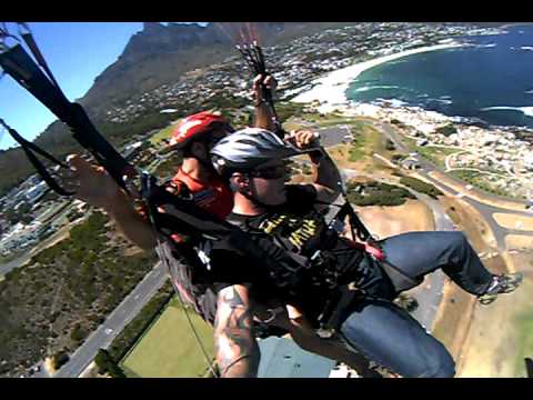 paragliding in Cape Town South Afrika