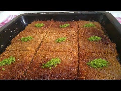 TEL TEL Çıtır Çıtır TEPSİDE şerbetli kadayıf tatlısı (CEVİZLİ) | ŞİDDETLE TAVSİYE EDERİM