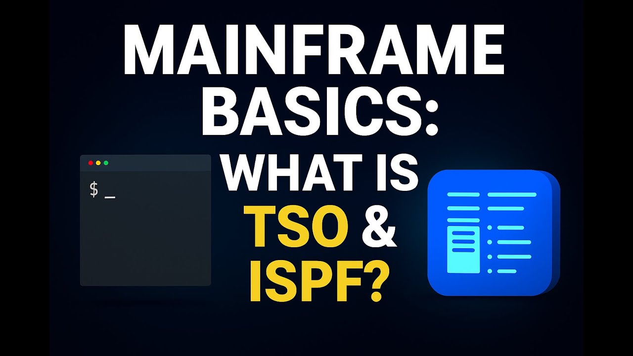 Mainframe Basics: What is TSO & ISPF ? - YouTube