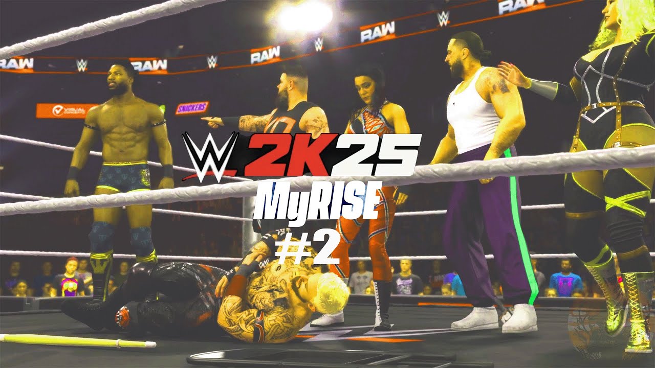 Invasion? | WWE 2k25| MyRise: Munity| AEW Route #2 | Walkthrough [No ...