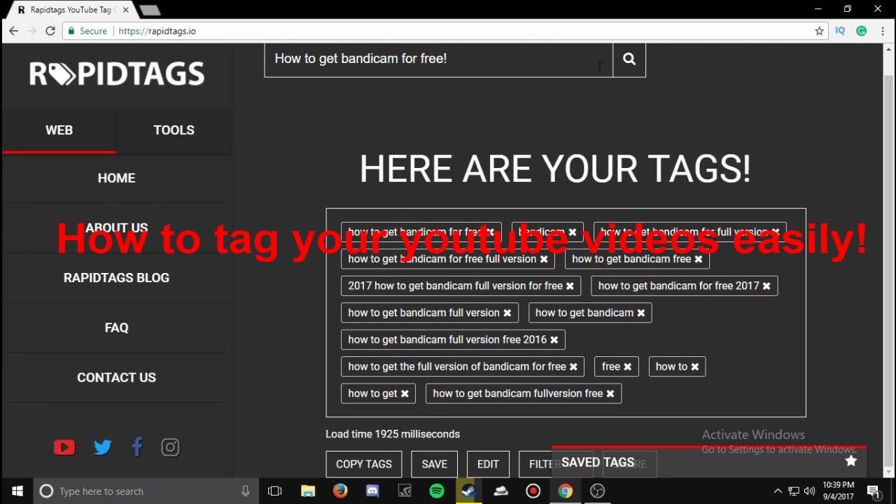 How to Easily Tag A Youtube Video! - YouTube
