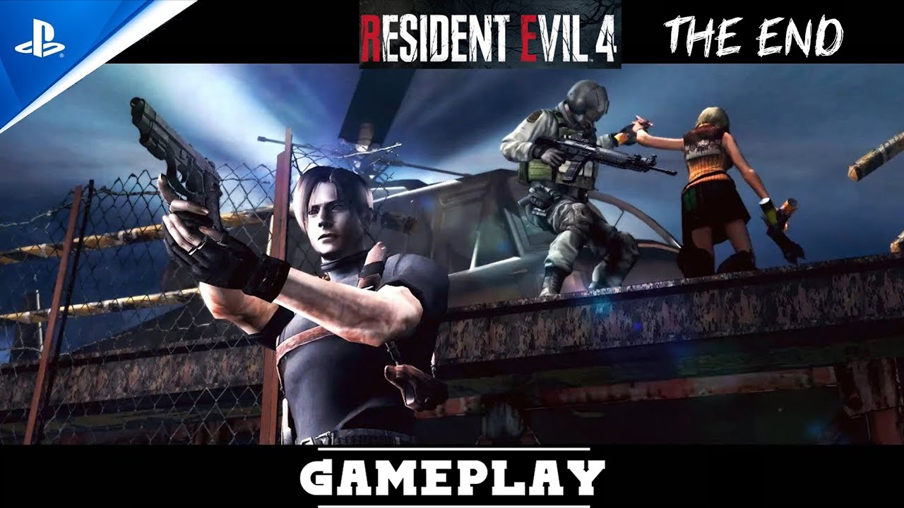 THE FINAL GOING HOME - RE4 GAMEPLAY LEON & ASHLEY | ( re4 remake) - YouTube