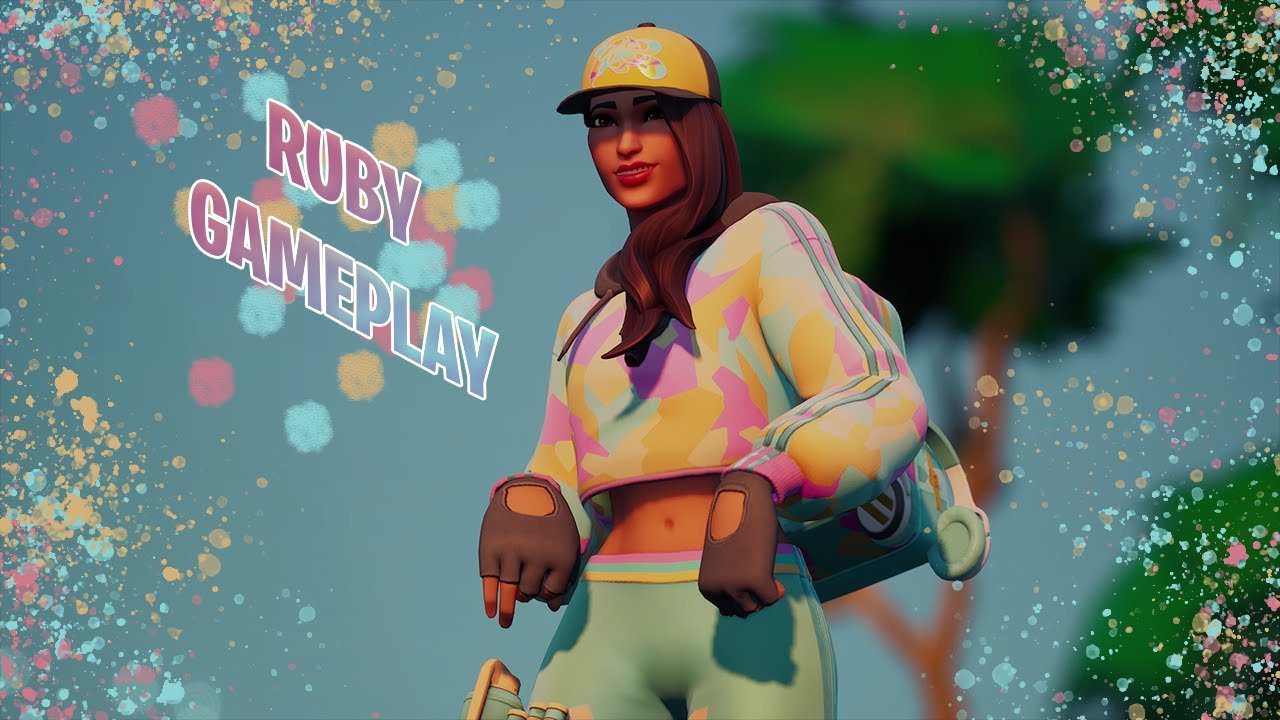 Fortnite Ruby NEW PASTEL STYLE Gameplay - YouTube