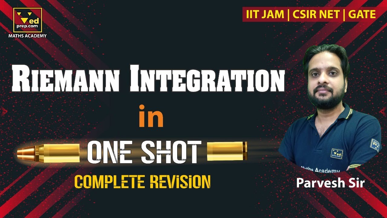 Real Analysis Riemann Integration In One Shot Csir Net Gate Iit Jam Maths Academy