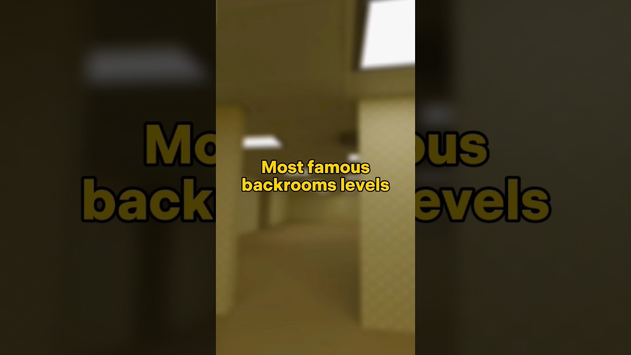 Most famous backrooms levels edits👁️🌈 - YouTube