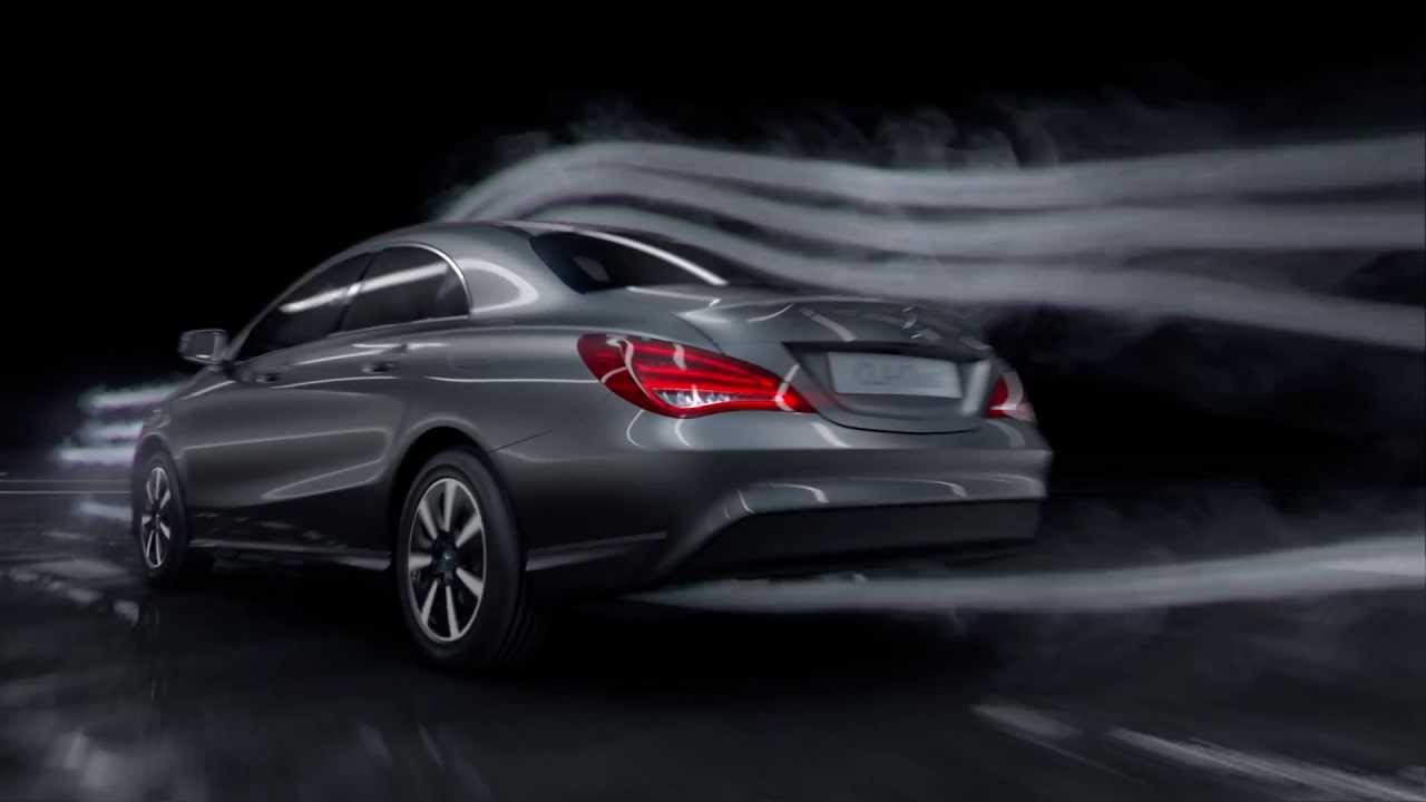 Mercedes-Benz CLA 2014 - AERODYNAMICS ANIMATION | AutoMotoTV - YouTube