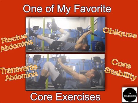 One of My Favorite Core Exercises. Give It a Shot! The Lying Overhead ...