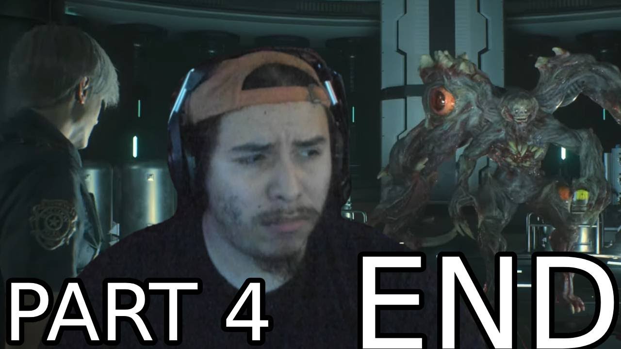 RESIDENT EVIL 2 REMAKE Walkthrough Gameplay Part 4 (RE2 LEON) (END ...