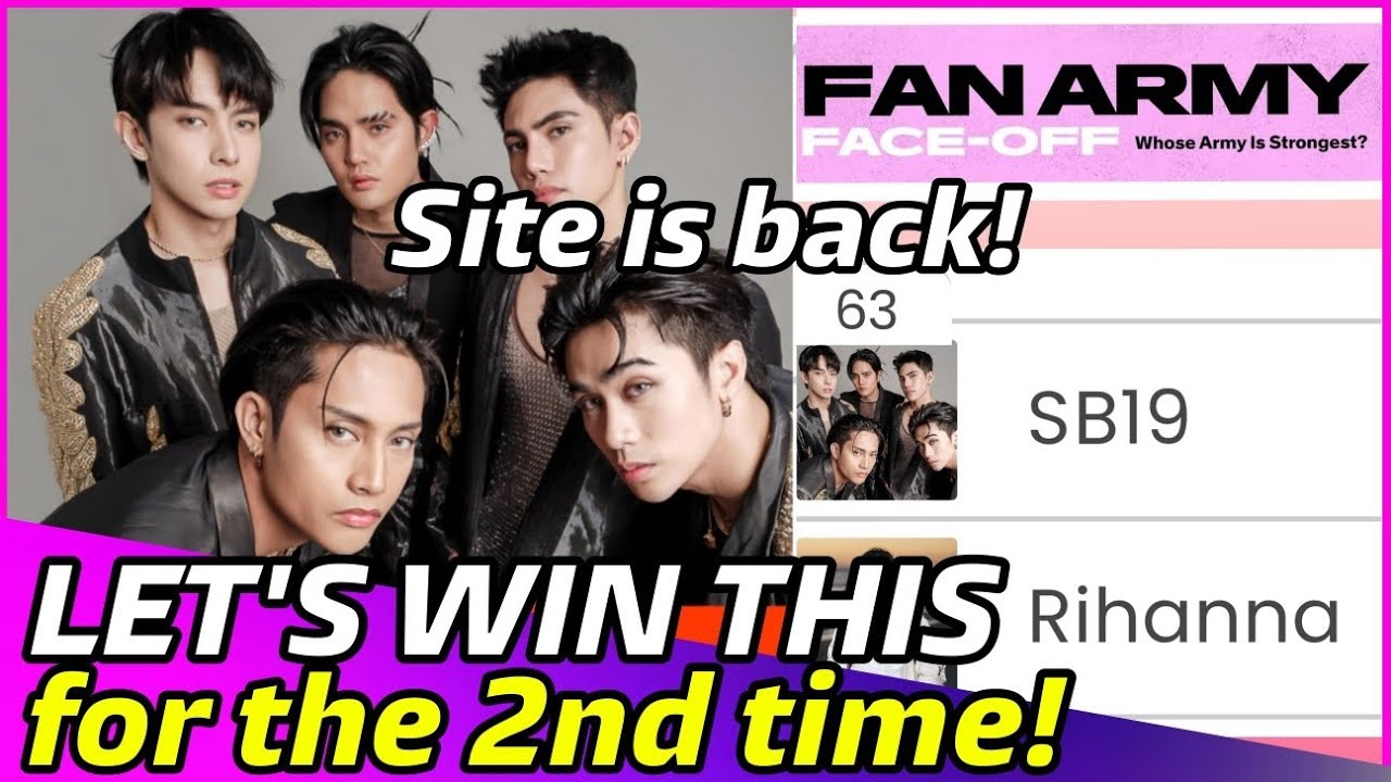 BILLBOARD site is back! VOTE for SB19 on the Finals of Billboard Fan ...