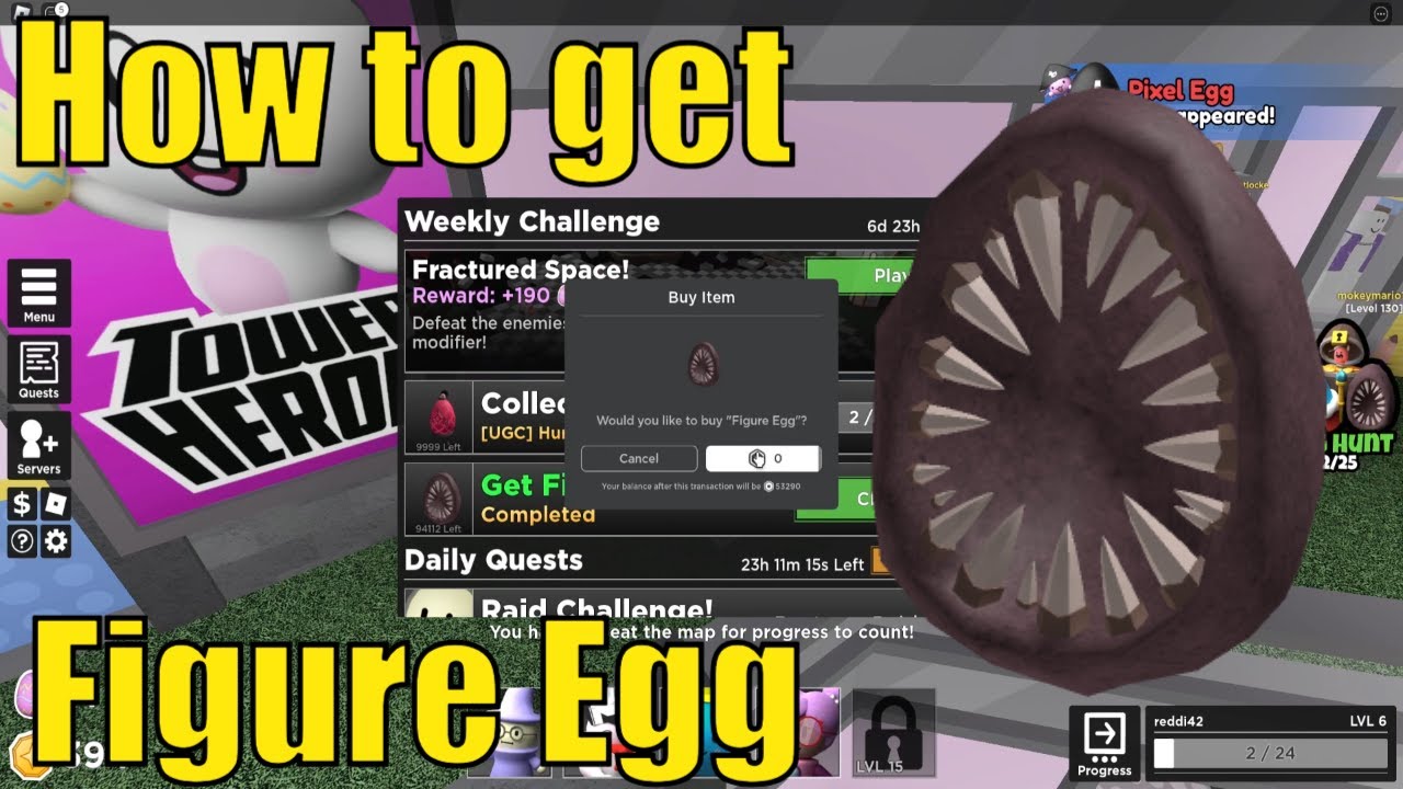 How to get Figure Egg in Tower Heroes | 100k Stock - YouTube