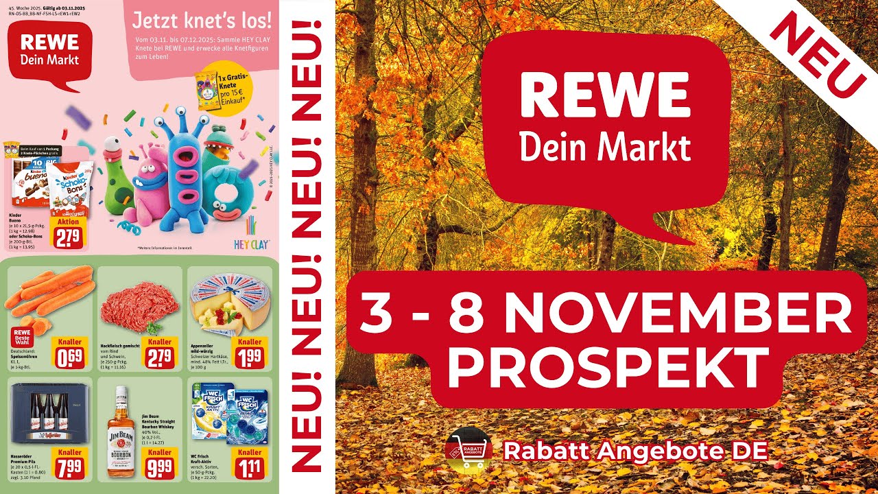 REWE Prospekt Werbung - Rabatt Angebote DE | Prospekt Gültig von 03.11. ...