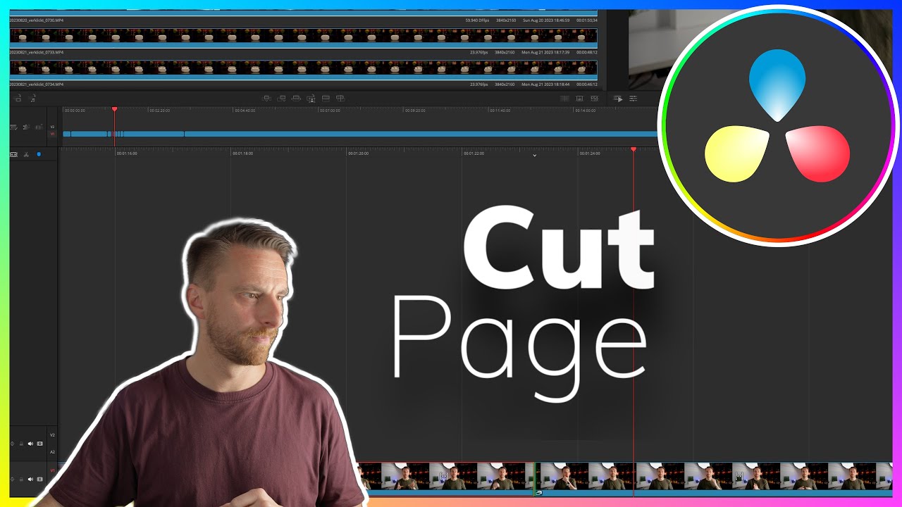So gelingt der Einstieg zu DaVinci Resolve - Teil 3: Cut Page - YouTube
