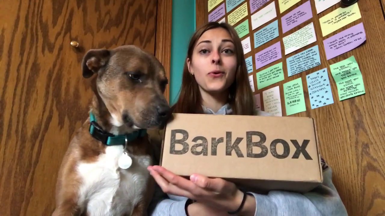 APRIL 2017 BARKBOX UNBOXING! - YouTube