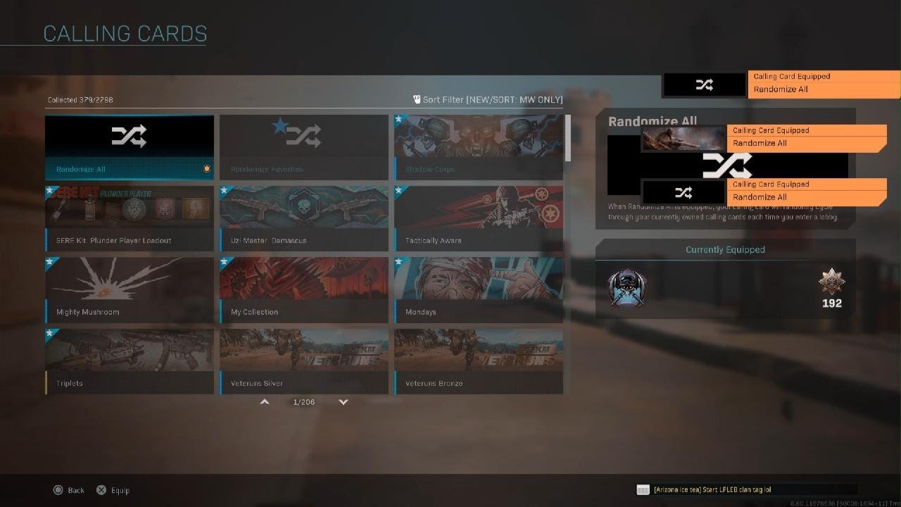How to get vanguard/cold war calling cards in mw2019 - YouTube