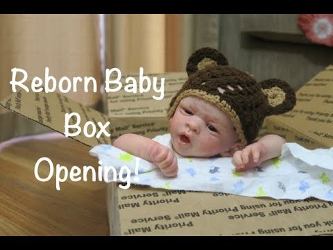 Simple Reborn Baby Doll Box Opening To Music And His Name Announcement ...
