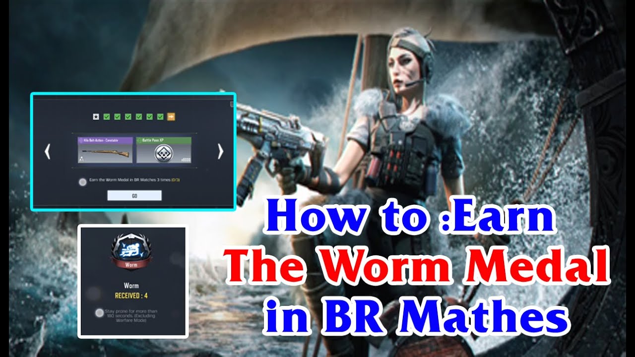 How to Earn The Worm Medal in BR Matches Call Of Duty Mobile - YouTube