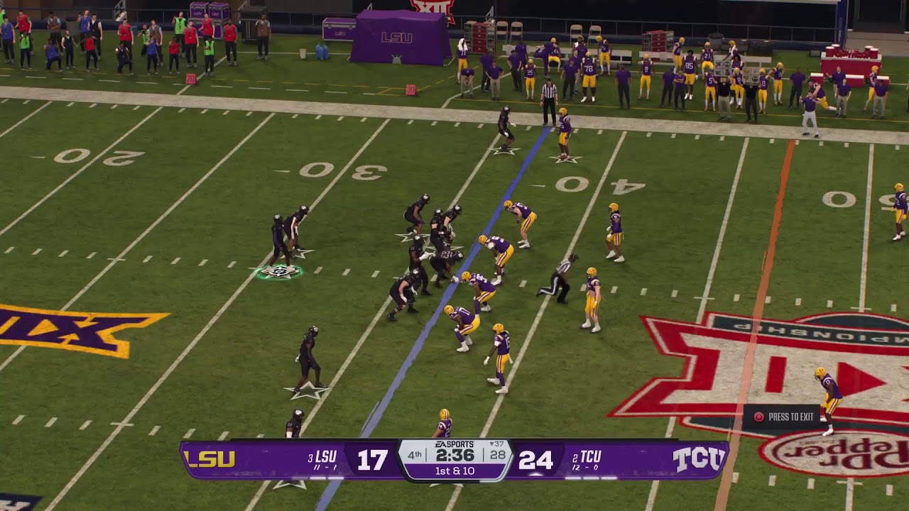 CFB26 KINETIKCFB P5 League BIG 12 Championship #3 LSU Tigers vs #2 TCU ...