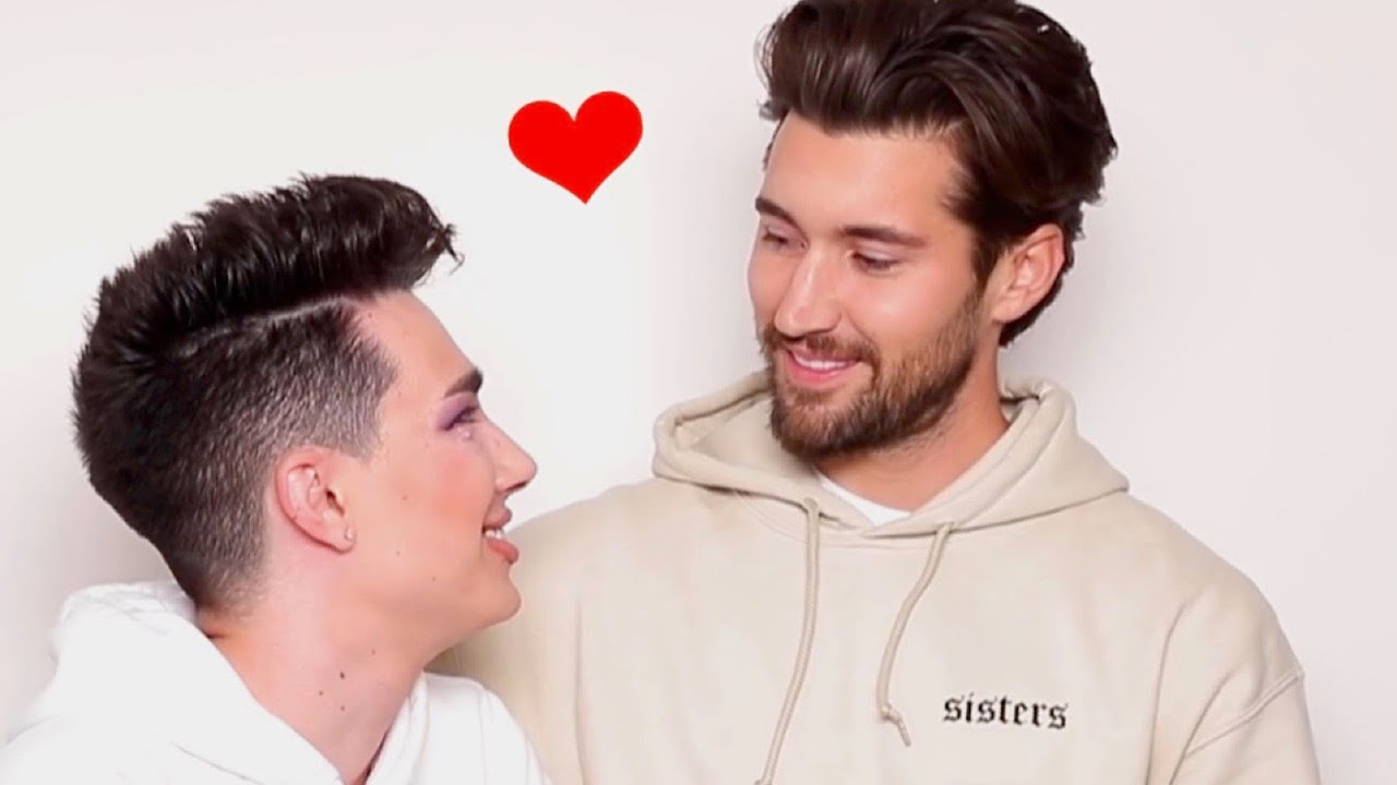 James Charles and Jeff Wittek flirting with each other for 2 minutes ...
