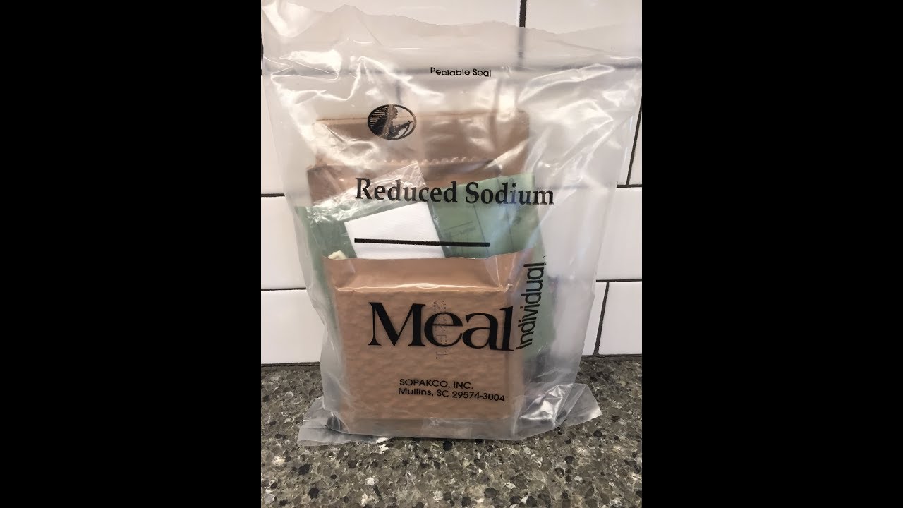 Reduced Sodium Sopakco Sure-Pak Civilian MRE Vegetable Lasagna Review ...