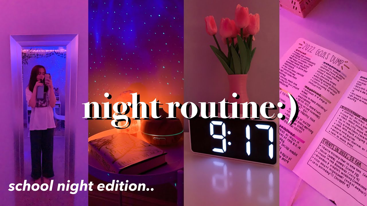 my night routine (school night edition) - YouTube
