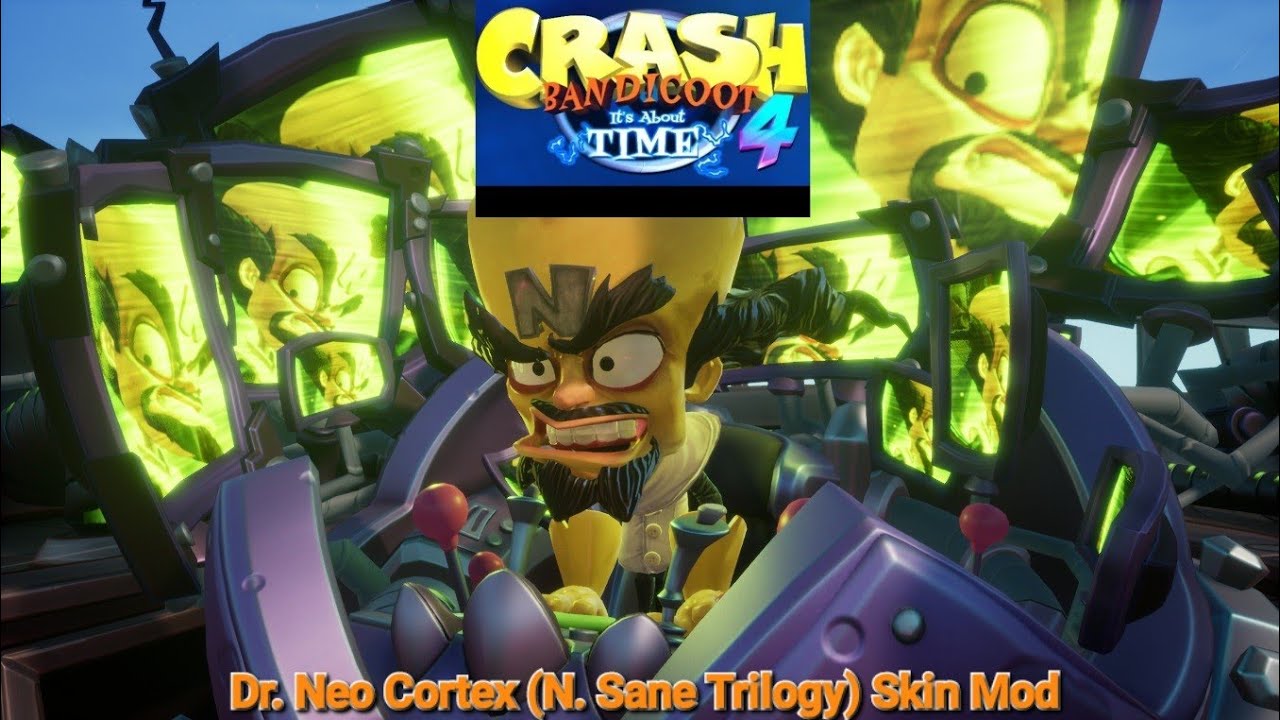 Crash Bandicoot 4 Its About Time Dr. Neo Cortex (N. Sane Trilogy) Skin Mod - YouTube