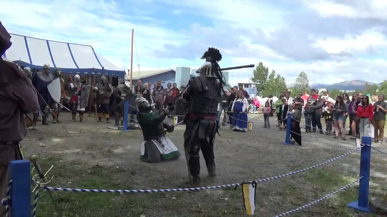 6/7/14 5:00PM SCA Ren Faire Demo Heavy Combat & Fencing Eskalya Oertha ...