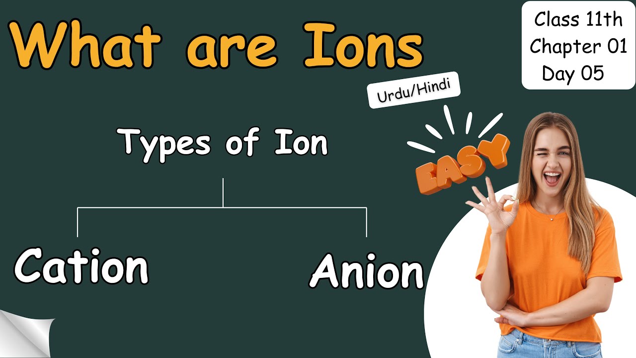 Ions || Types of Ions || Difference between Cation and Anion - YouTube