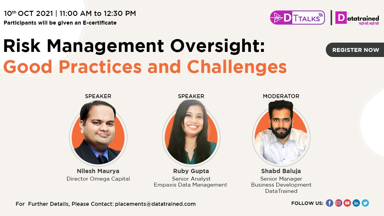 Risk Management Oversight: Good Practices and Challenges - YouTube